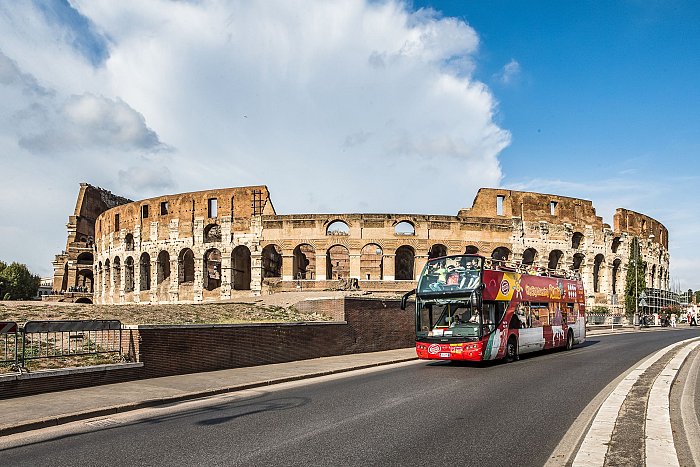 Rome: City Sightseeing Hop-on Hop-off Bus with Audioguide